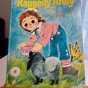 Vintage Raggedy Andy Book 1975 - Etsy