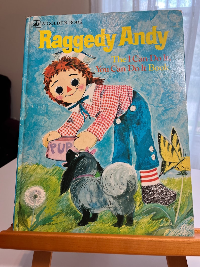 Vintage Raggedy Andy Book 1975 - Etsy