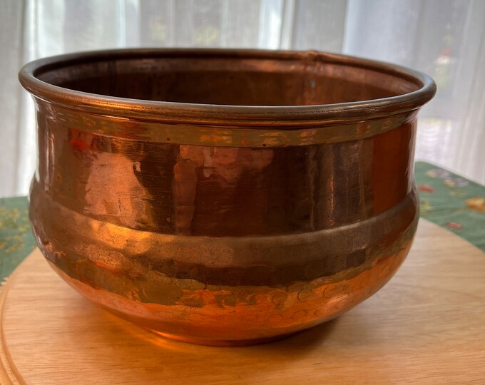 Heavy Vintage Dovetail Copper Pot Large - Etsy