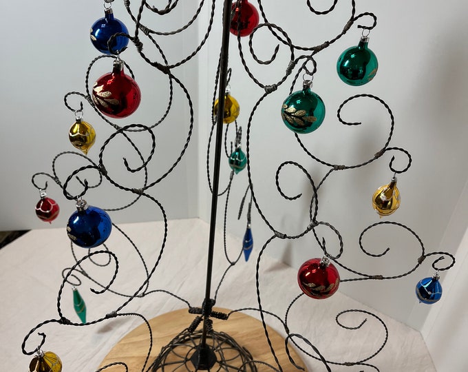 Smith and Hawken Vintage Wire Christmas Tabletop Tree - Etsy