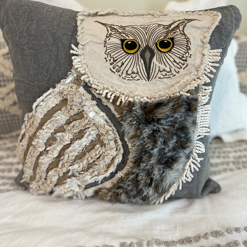 Owl Pillow - Etsy
