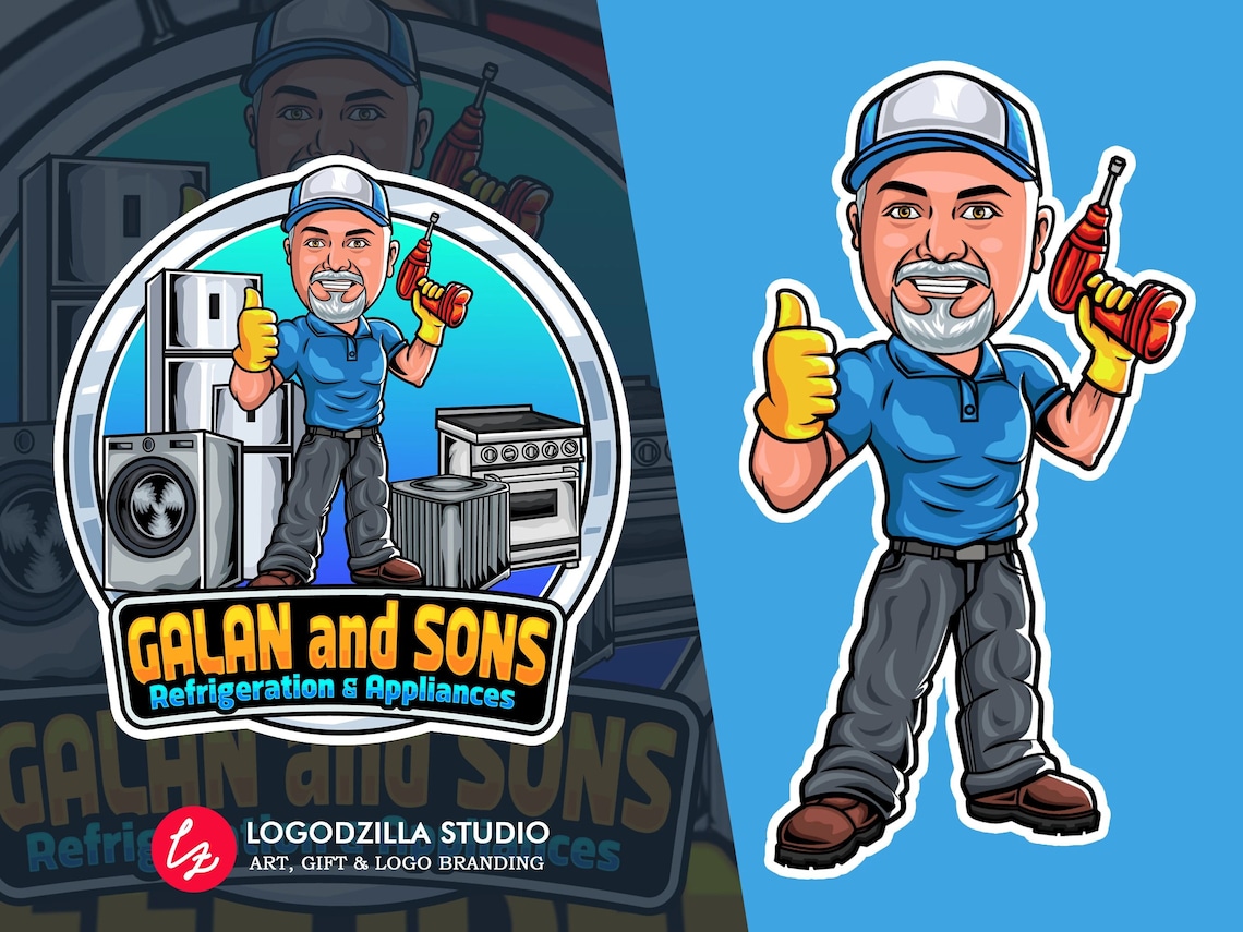 Logo CVC, climatisation et chauffage, logo Carachter, plomberie, logo ...