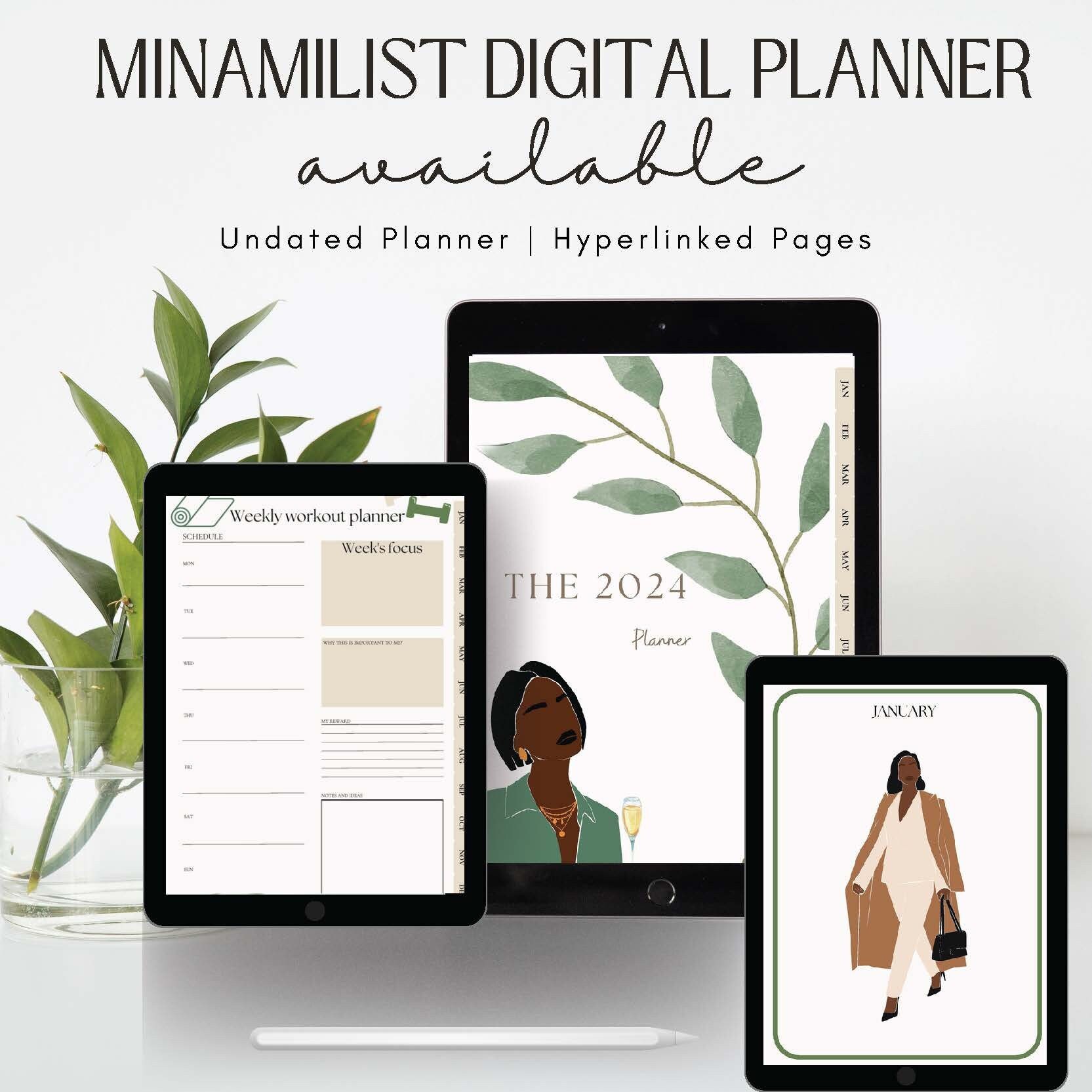 Black Girl Planner Goodnotes Planner, Digital Planner,2024 Best Planner ...