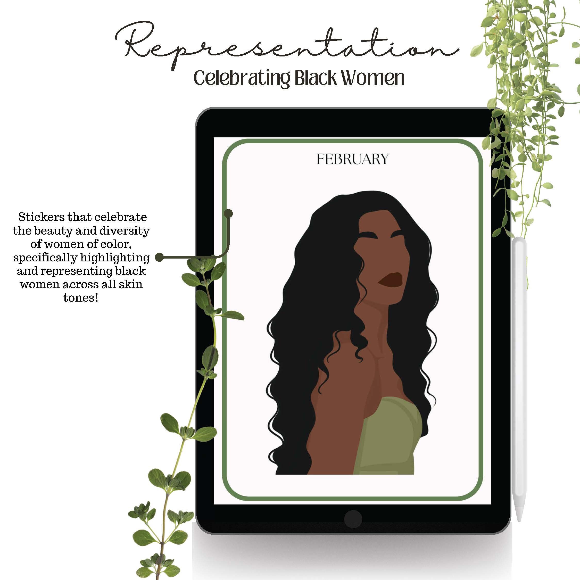 Black Girl Planner Goodnotes Planner, Digital Planner,2024 Best Planner ...