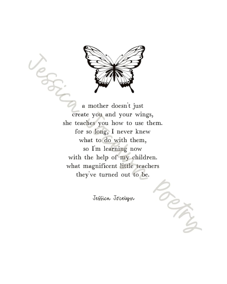 A Mother Creates Your Wings - Etsy