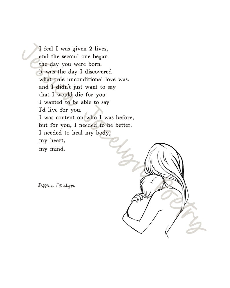 I Feel I Was Given Two Lives Poem - Etsy