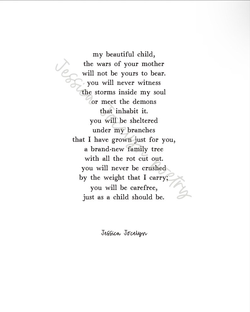The Wars of Your Mother Poem - Etsy