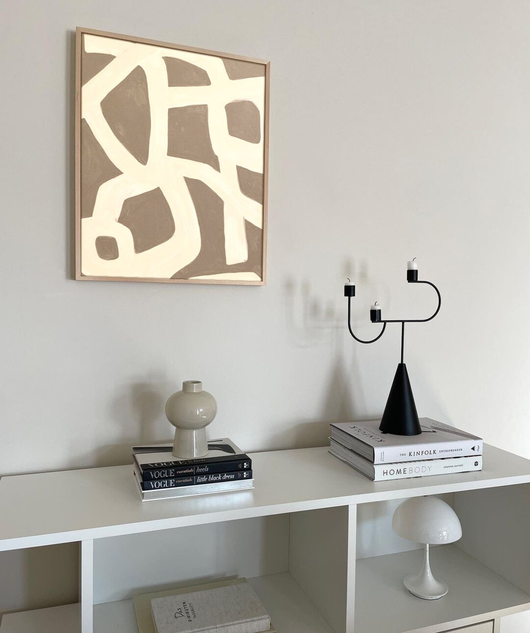 Boho Beige Textured Wall Art, Plaster, Spackle, Natural, Modern ...