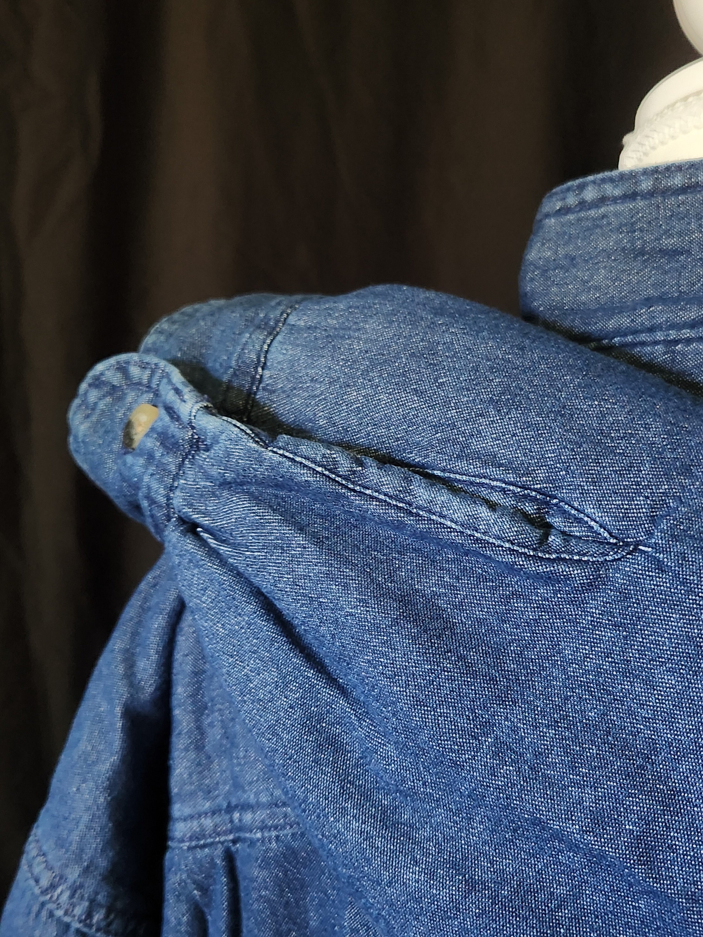 Vintage Wrangler Blue Denim Jacket Rodeo Western Ranch WRANGLER ...