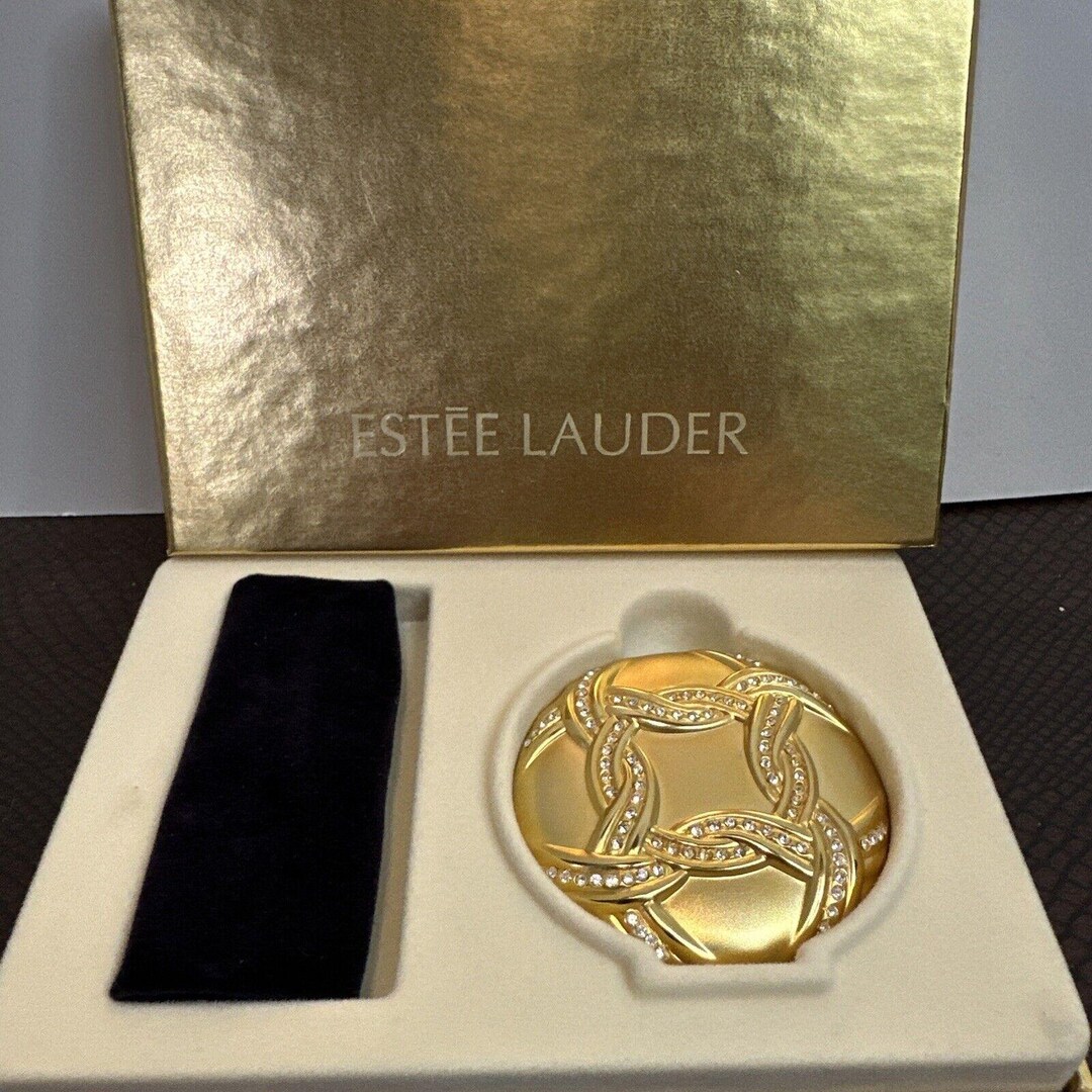 Estée Lauder Diamond Swirl Lucidity Compact NEW Unused RARE - Etsy