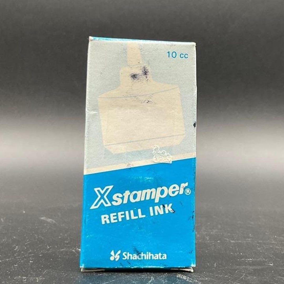 Vintage Shachihata Xstamper Refill Ink 10cc Waterproof Office Supply - Etsy
