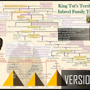 King Tut's Inbred Family Tree Poster 24 X 18- Version 2 by Mortal Faces ...
