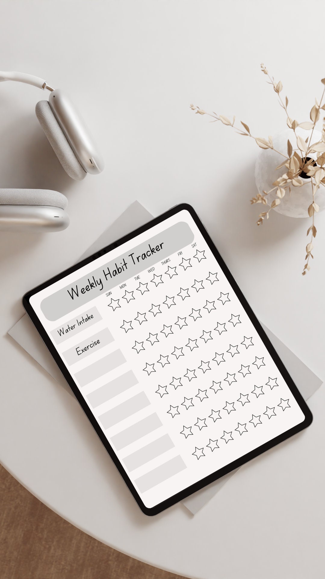Weekly Habit Tracker Digital Printable Download for Planning and ...