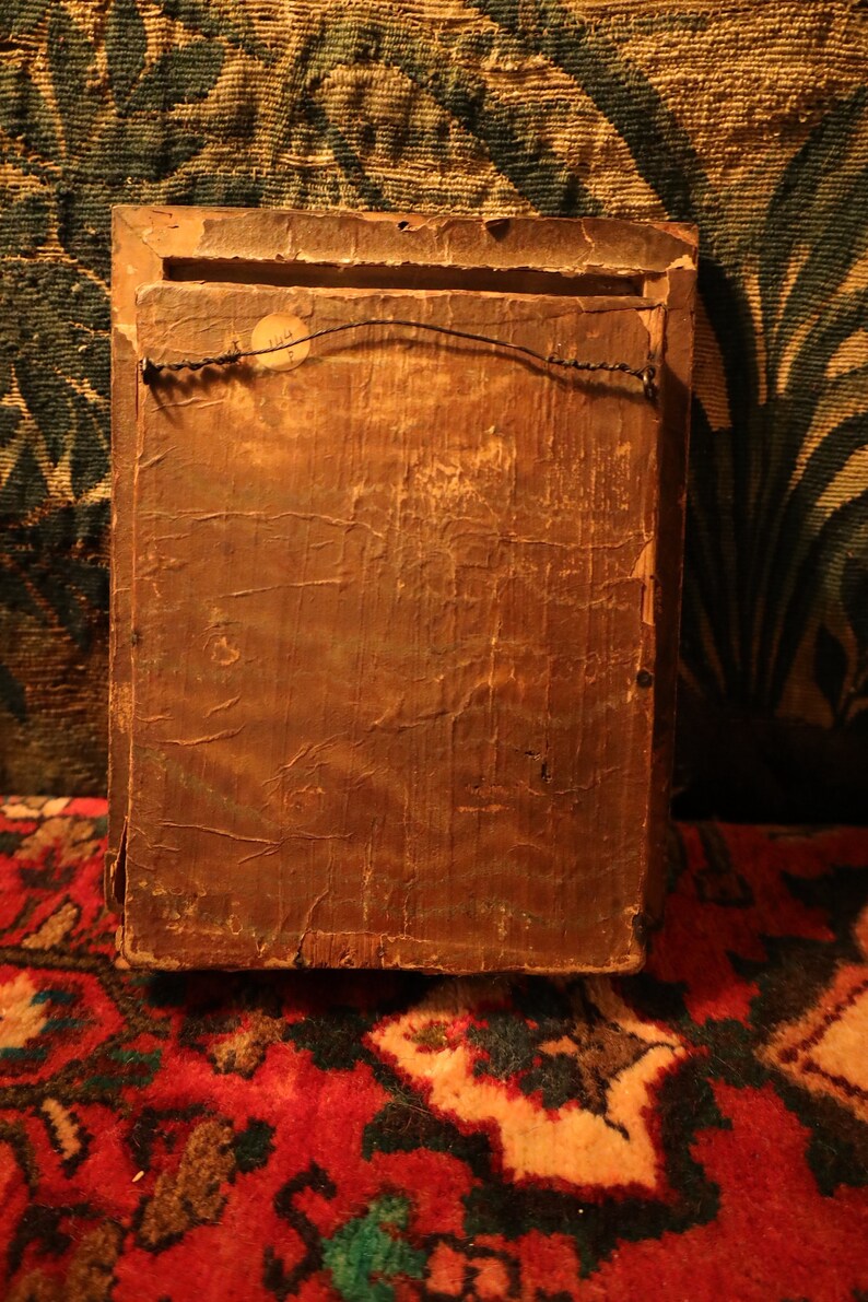 Exceptional 18th or 19th Centry Paper Scroll Castle Reliquary Display ...