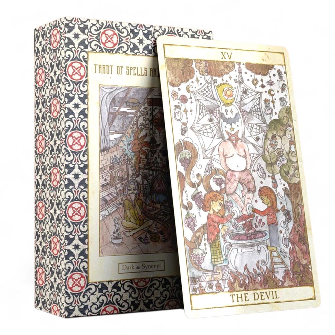 Tarot of Spells and Potions – 78+2 Magical Cards Deck With Guidebook ...