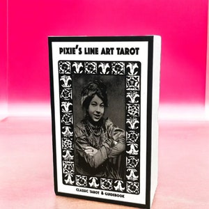 Pixies Line Art Tarot Deck With Guide Enchanted Pixie Tarot Deck 78 ...