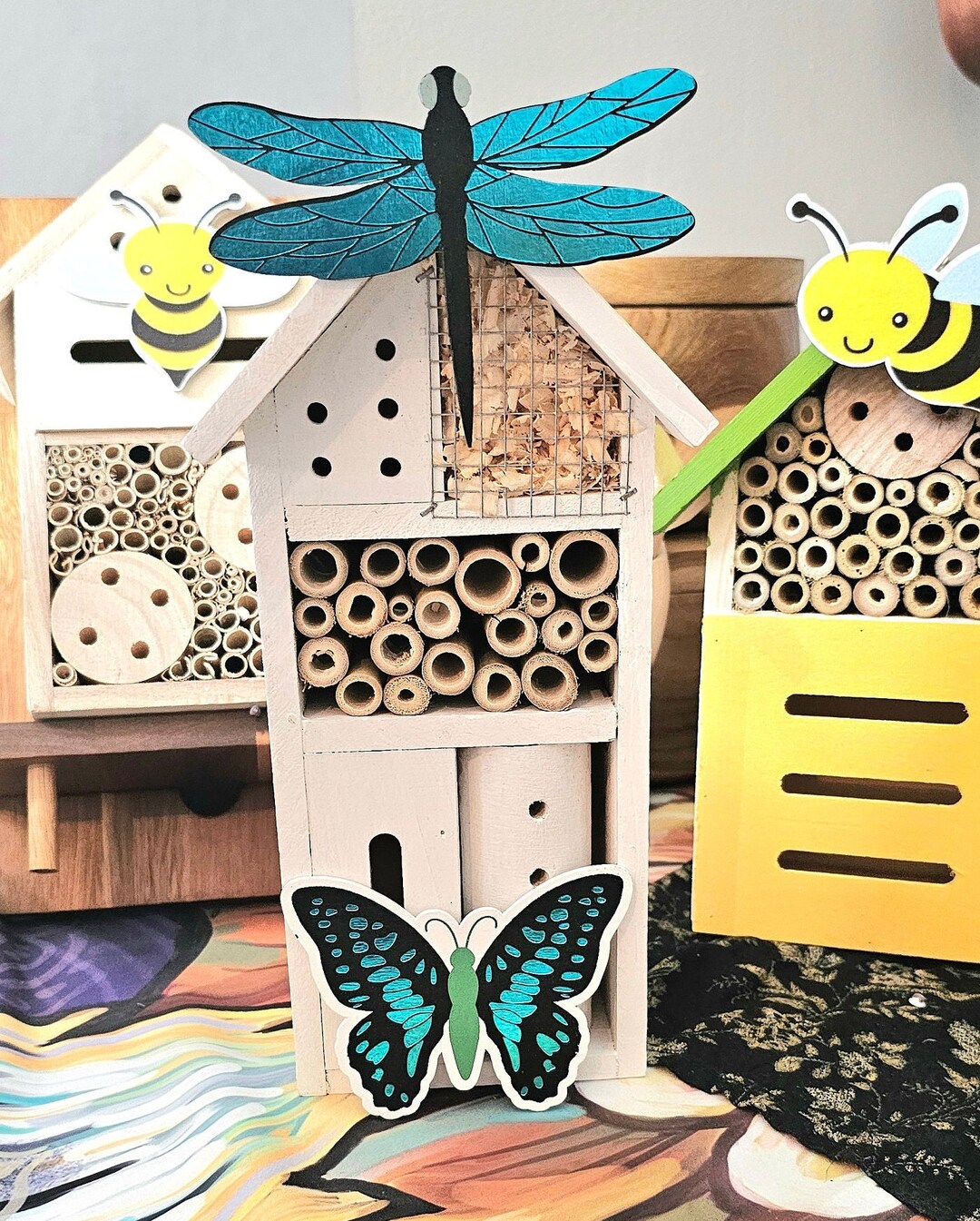 Mr Bee's Garden House, Handmade Solitary Bee or Insect House ...