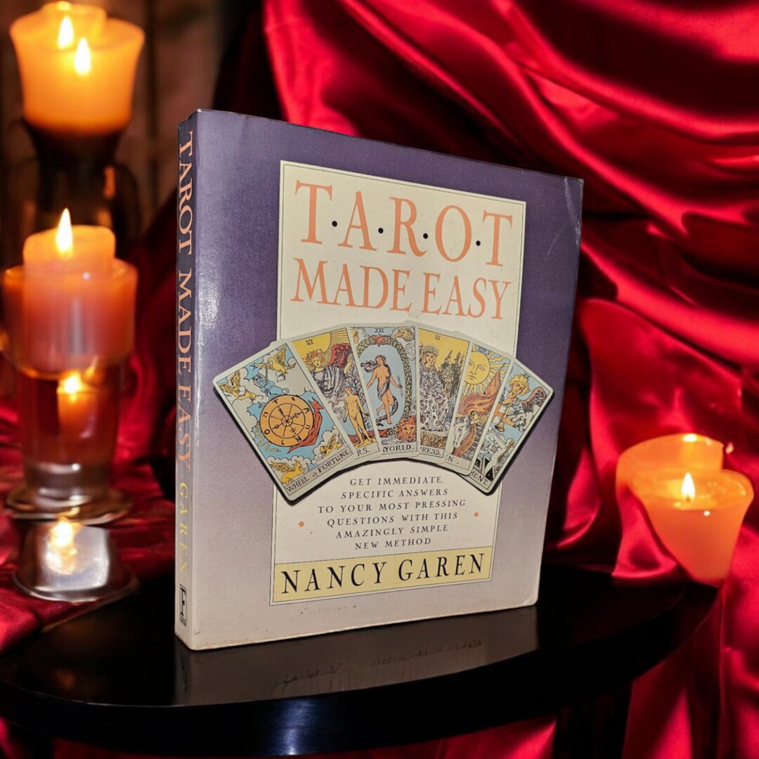 Tarot Made Easy Book Nancy Garen Tarot Made Easy 1989 Vintage Tarot ...