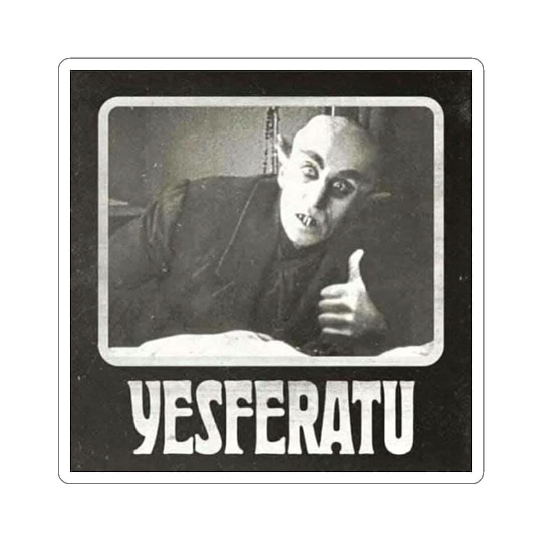 Yesferatu Nosferatu Parody Stickers Kiss-cut Stickers - Etsy