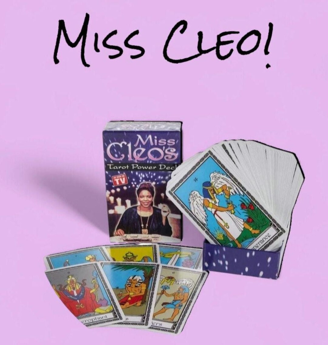Miss Cleo Tarot Deck – Psychic Friends Network, Sealed Tarot Box ...