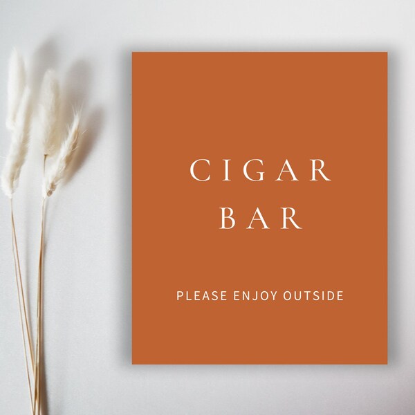 Cigar Bar Sign - Etsy