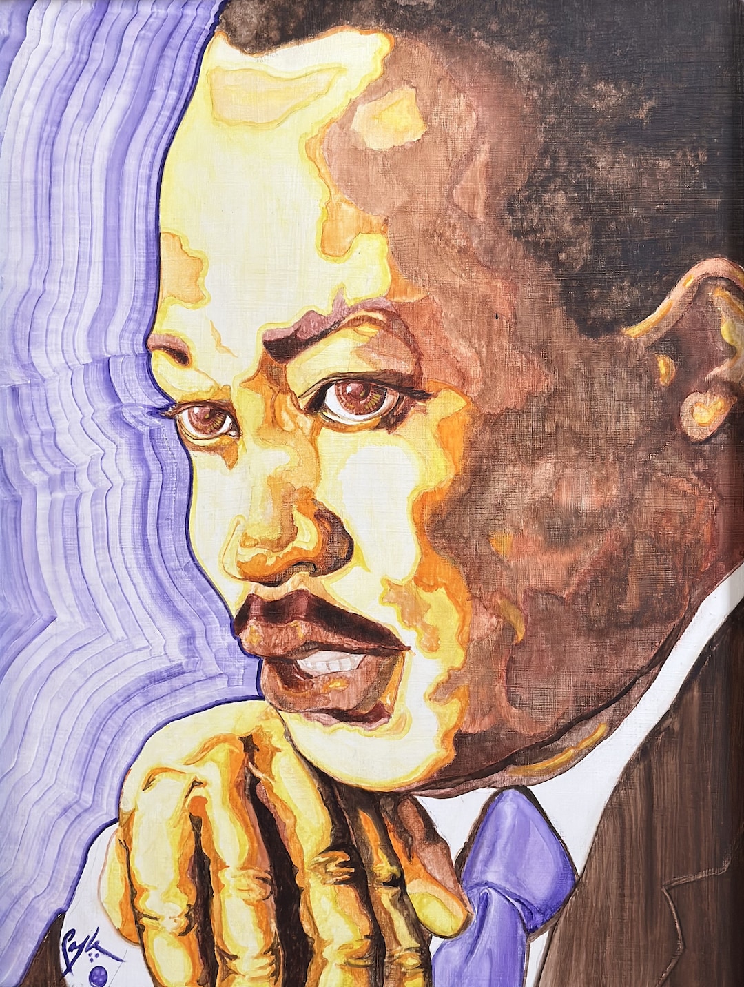 Martin Luther King Original Painting Digital Download - Etsy