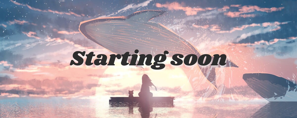 Twitch Banner Set of 4 starting Soon, Be Right Back, Stream Ended ...
