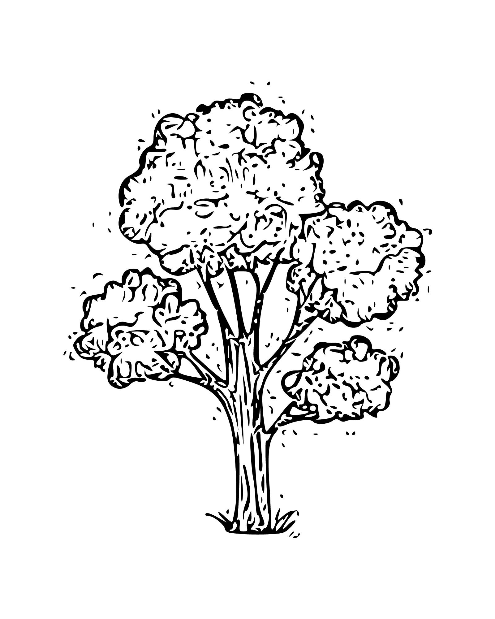 Trees Set of 10 DIGITAL PRINTS DOWNLOAD - Etsy