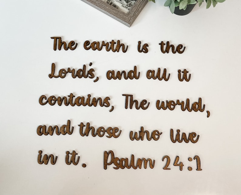 Custom Words Wood Cutouts Bible Verse Custom Quote - Etsy
