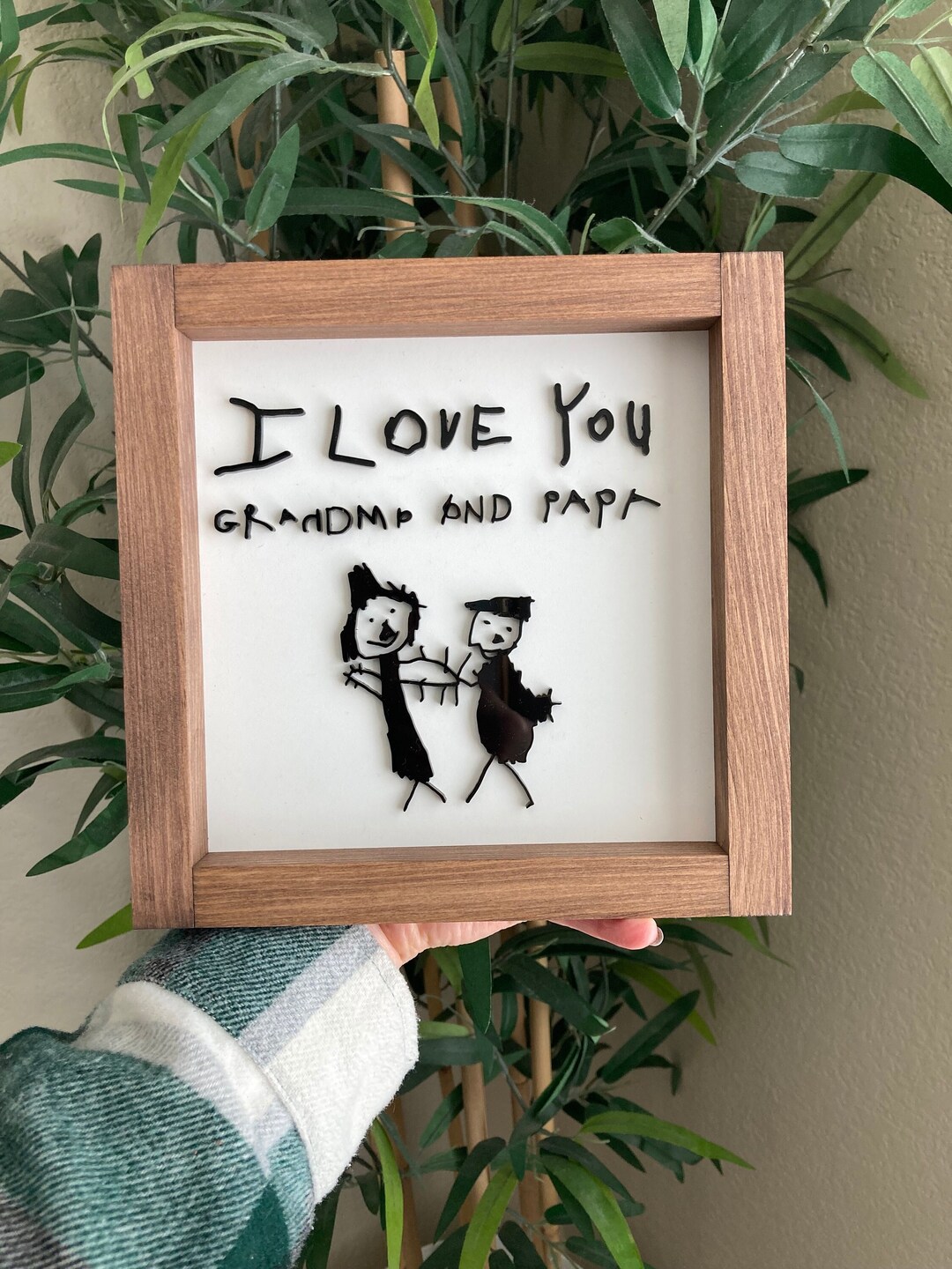 3D Laser Cut Hand-drawn Sign - Personalized Sign From Handwriting or ...