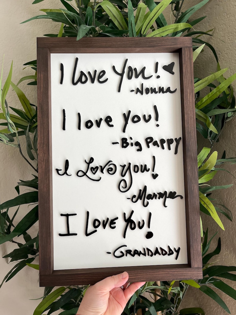 Personalized I Love You Sign WITH NAMES: 3D Laser Cut, Custom Wood ...