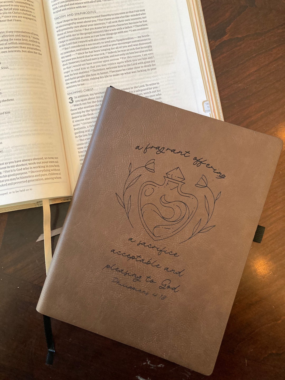 Personalized Leather Journal, Journals and Notebooks for Women, Custom ...