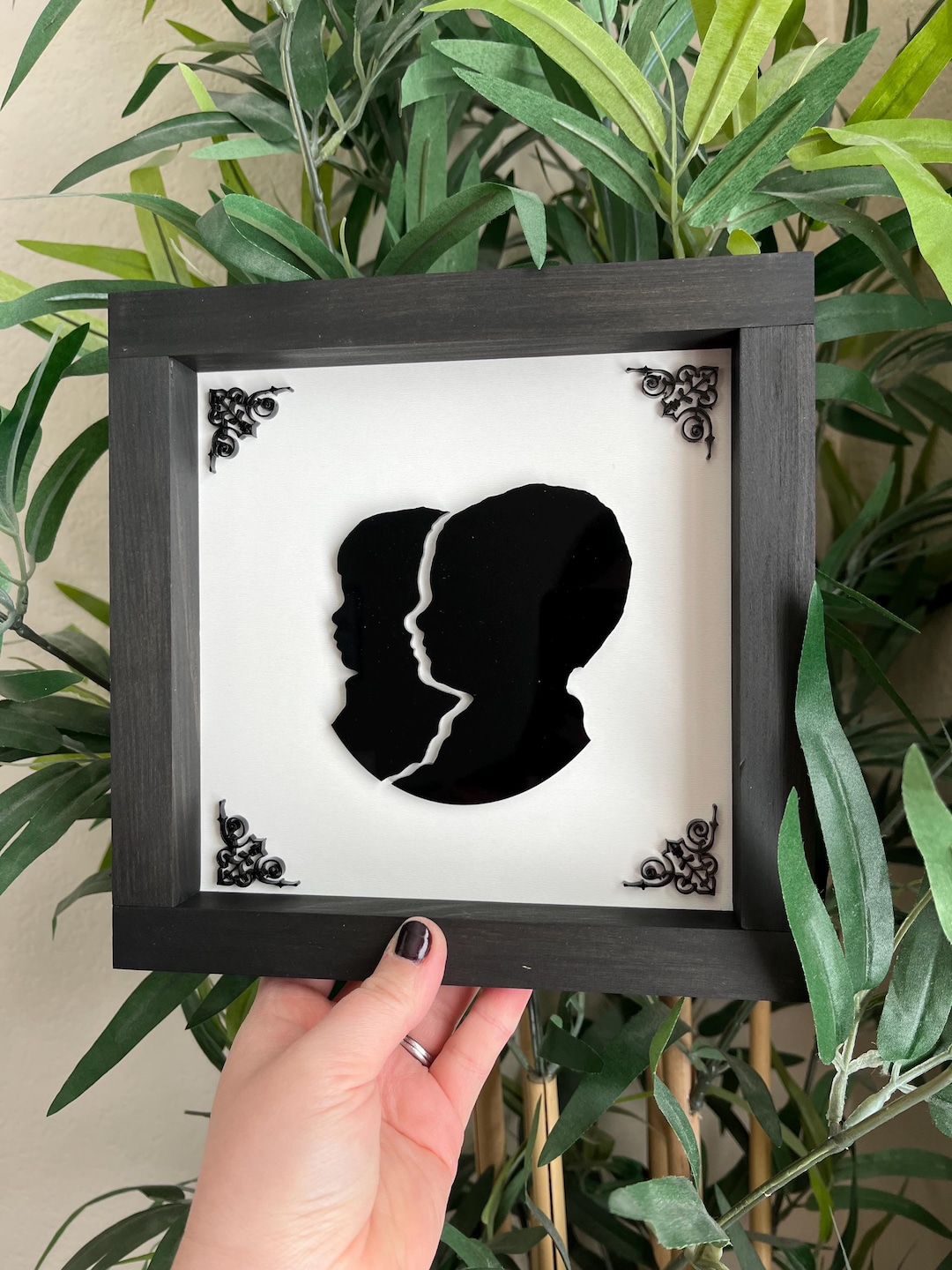 3D Laser Cut Custom Silhouette Portrait - - Etsy
