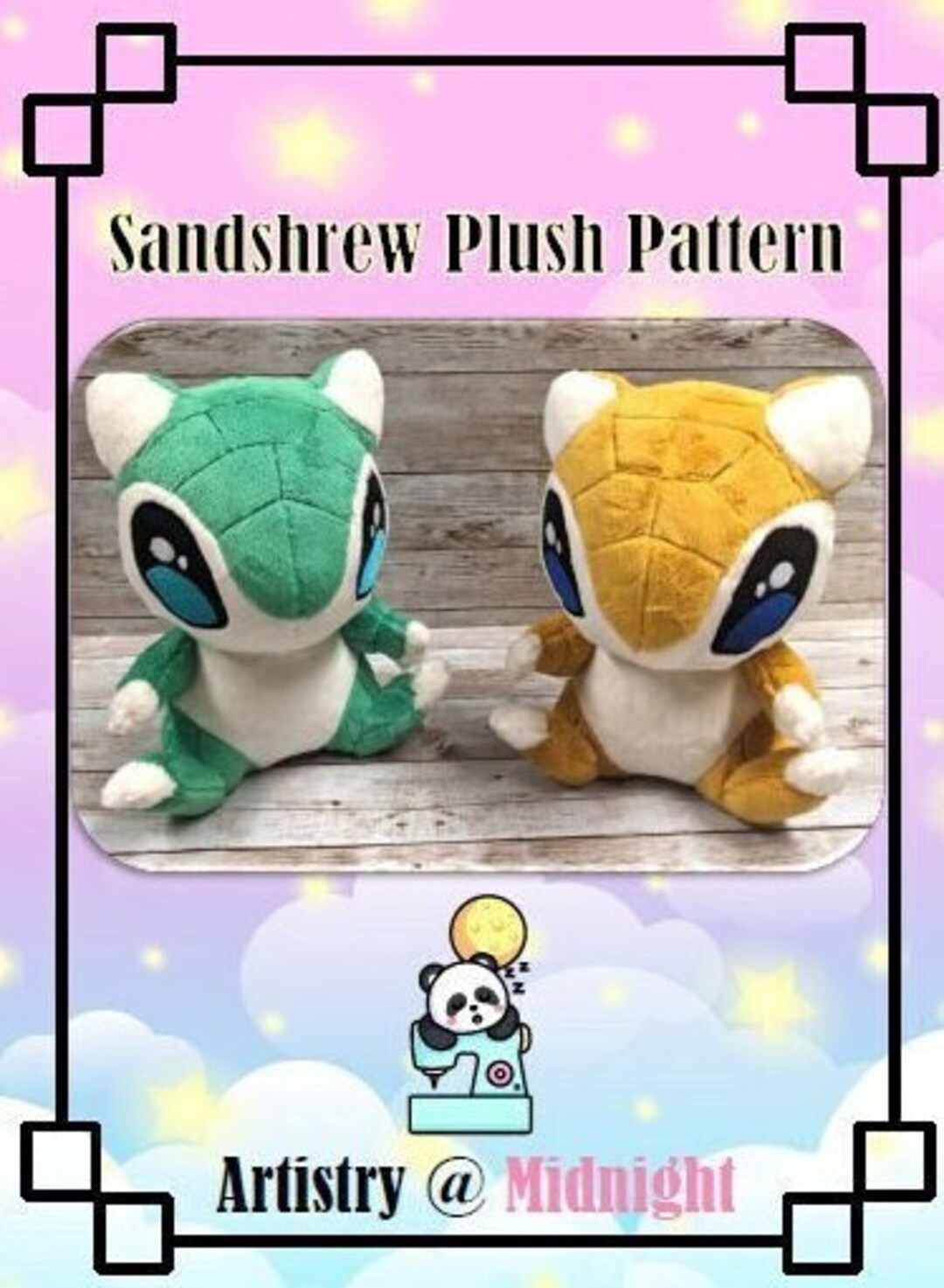 Sandshrew Plush Pattern - Etsy
