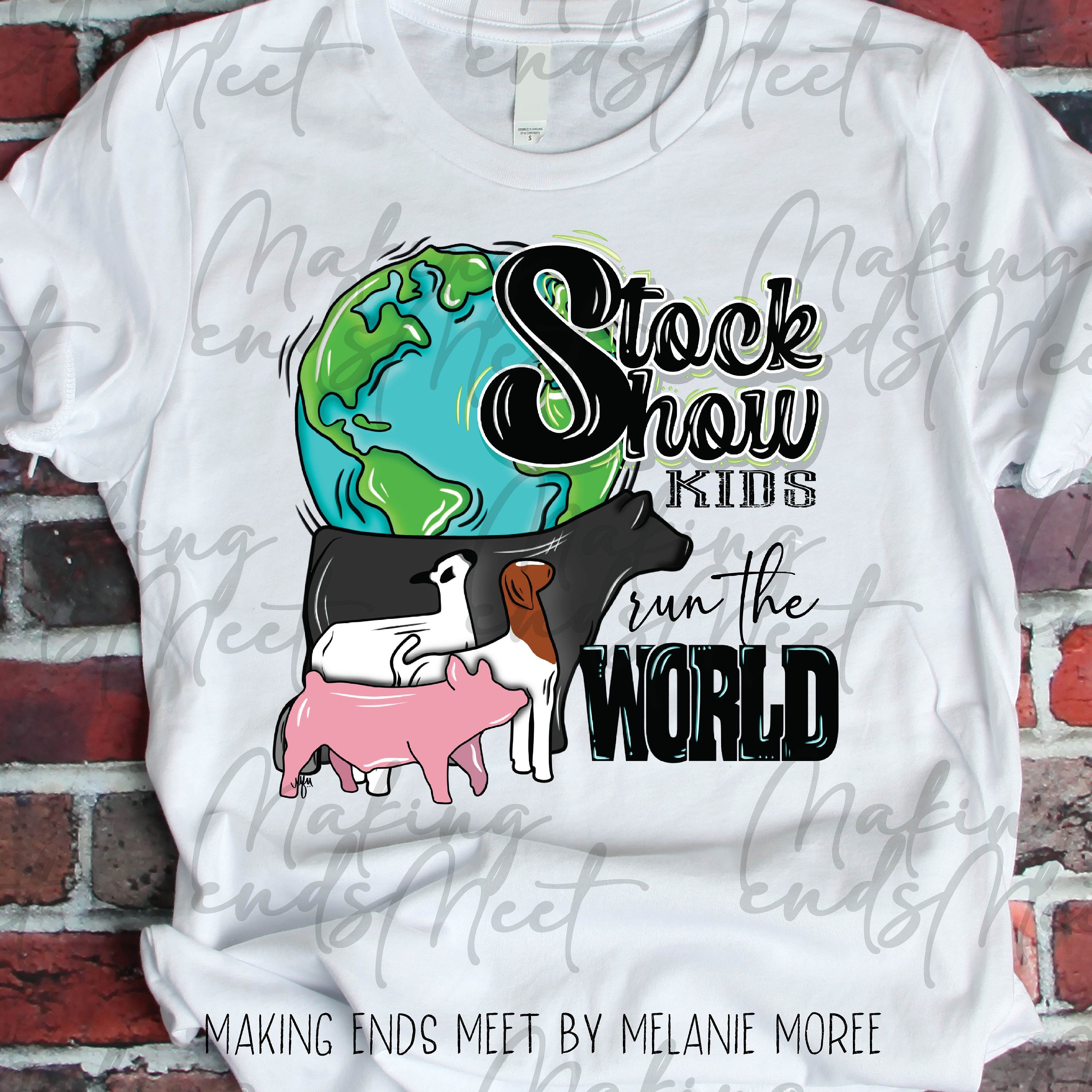 Stock Show Kids Run the World PNG Digital Download Digital Art Instant ...