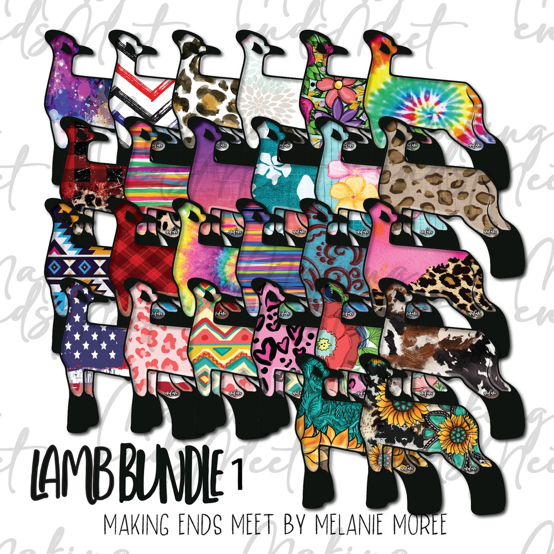 Fancy Lamb Bundle PNG Digital Download Sublimation Designs - Etsy