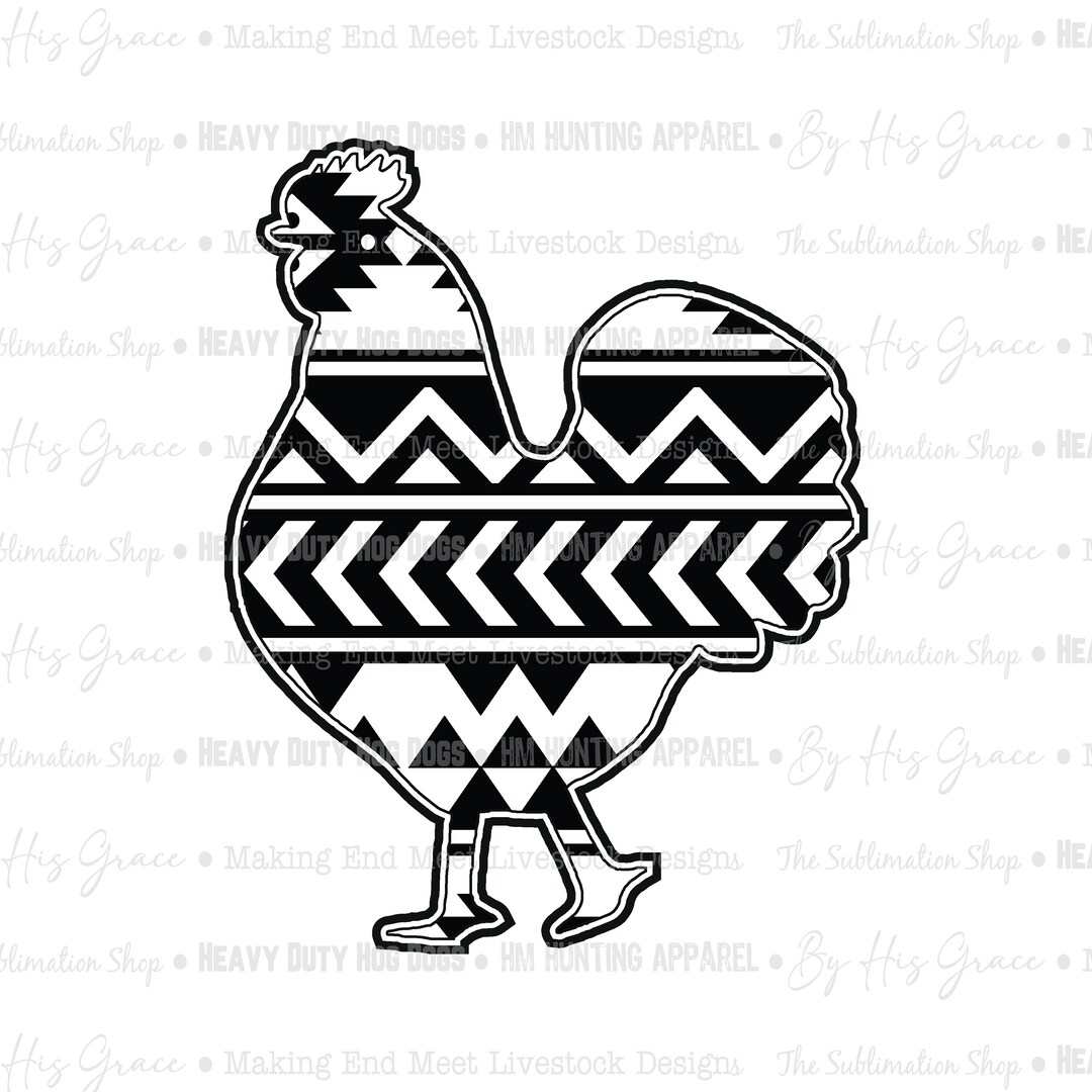 Aztec Chicken SVG Digital Download Digital Art Instant - Etsy