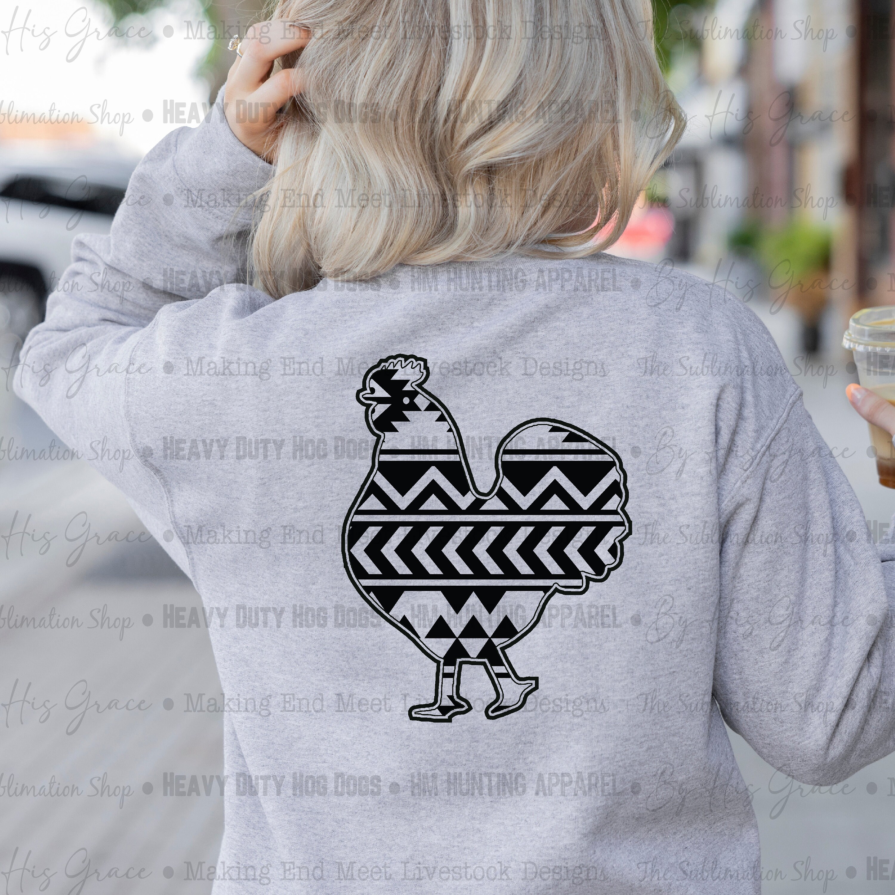 Aztec Chicken SVG Digital Download Digital Art Instant - Etsy