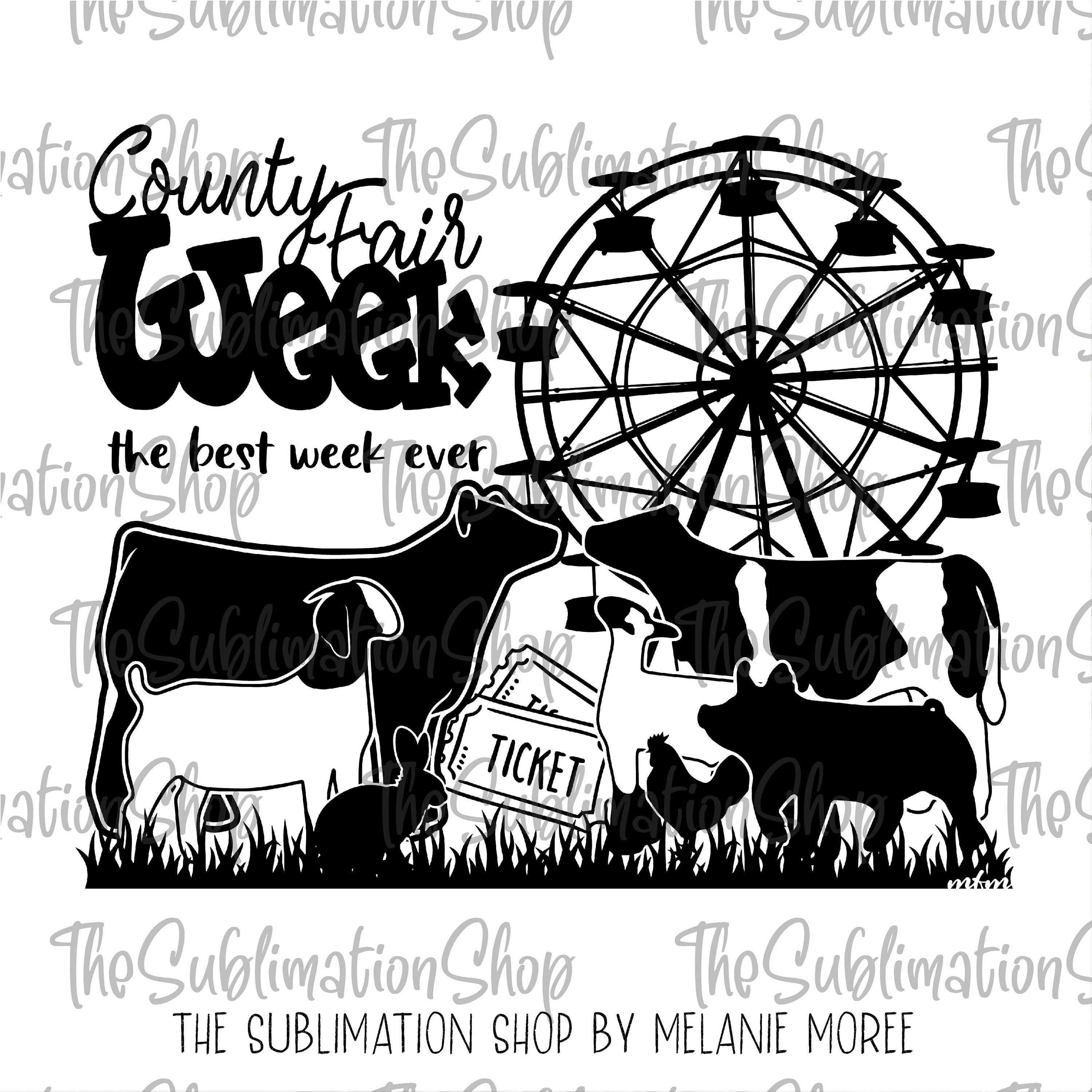 County Fair Clip Art Black And White
