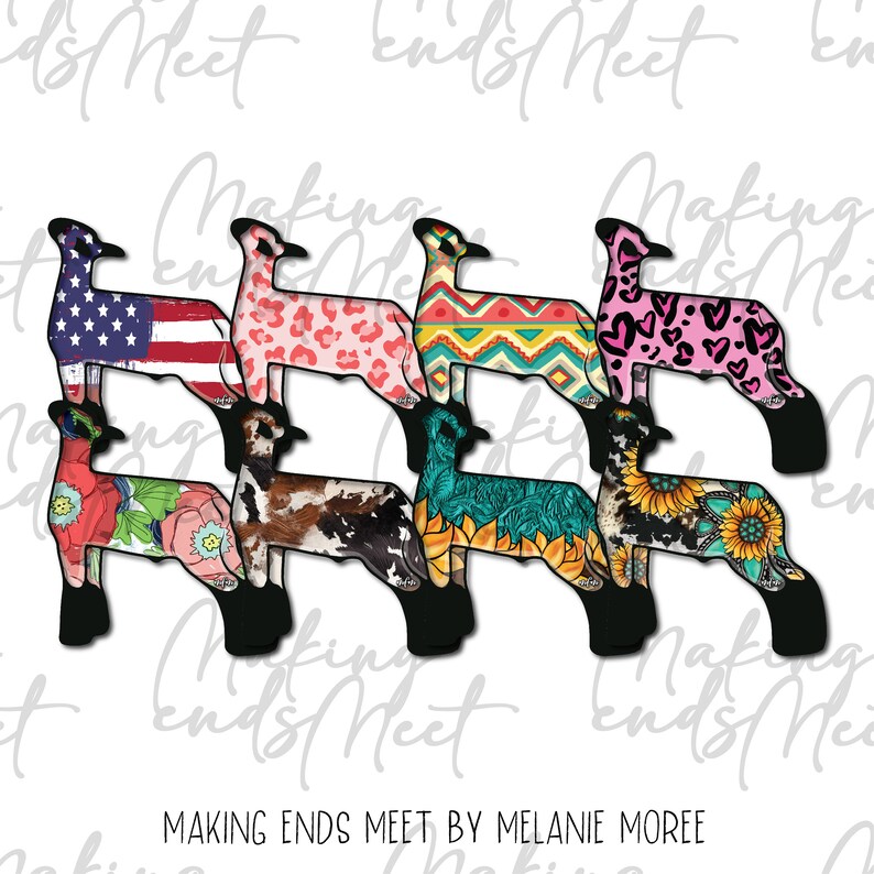 Fancy Lamb Bundle PNG Digital Download Sublimation Designs - Etsy