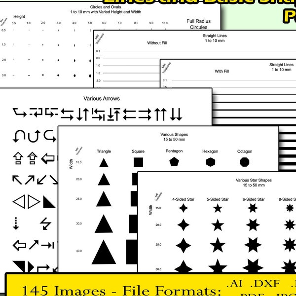 Basic Shapes Svg - Etsy