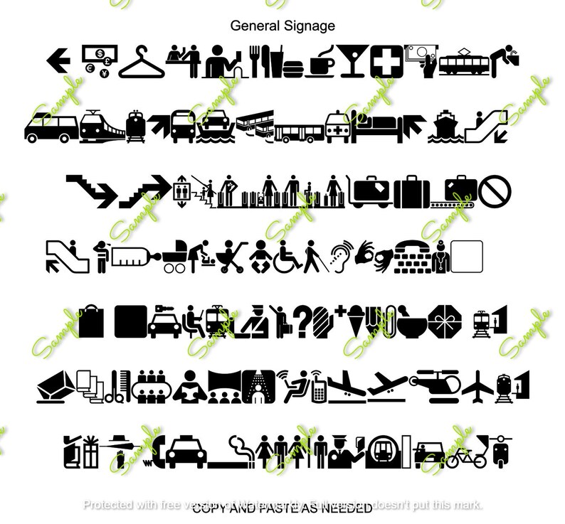 Hazard Symbols and Warning Signage SVG Ai Png Dxf PDF Pack 4 - Etsy ...