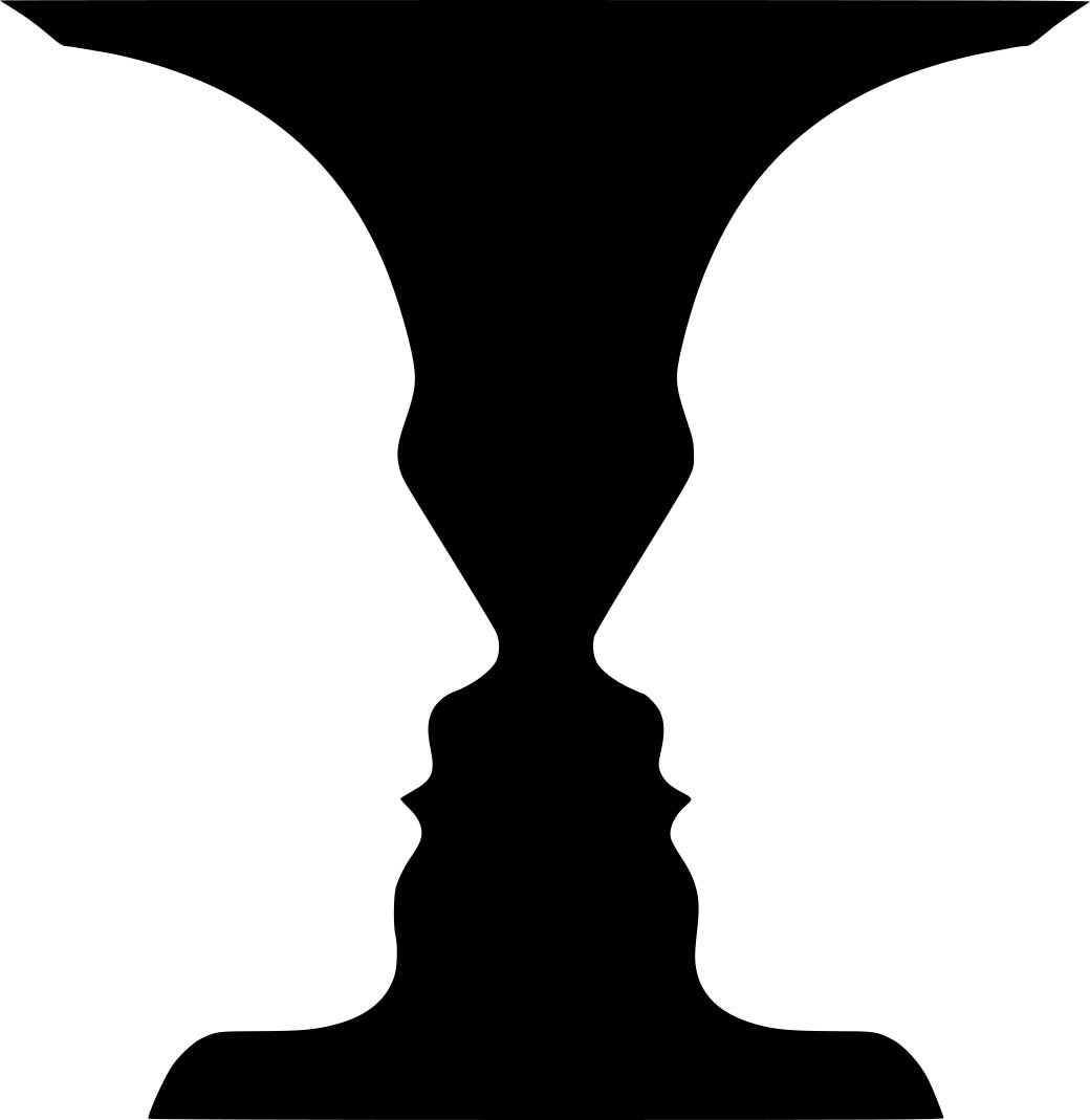 Face and Cup Illusion SVG Ai Png Dxf PDF Pack - Etsy