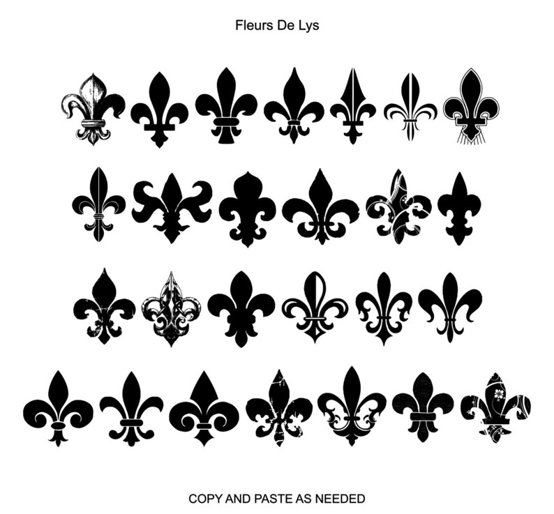 Flourish and Decoration SVG Ai Png Dxf PDF Pack 3 - Etsy
