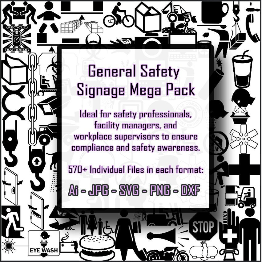 General Safety Signage and Images: Ensure Safety in the Workplace With ...