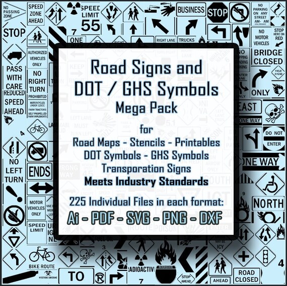 Dept Transportation Road Signs