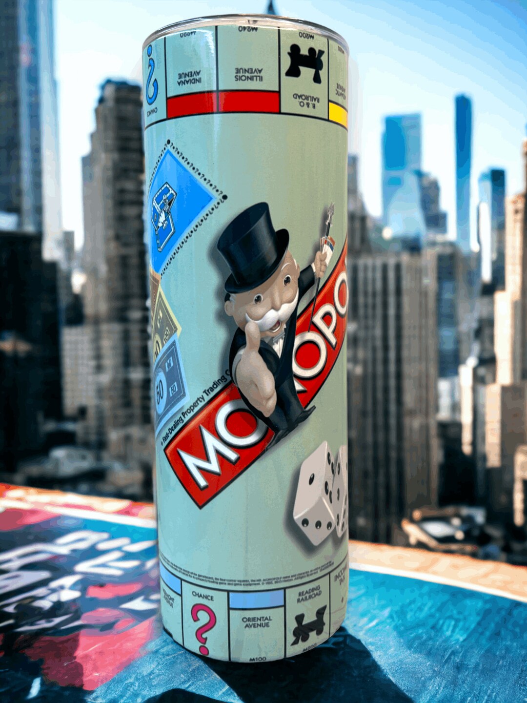 20 Oz Monopoly Tumbler - Etsy