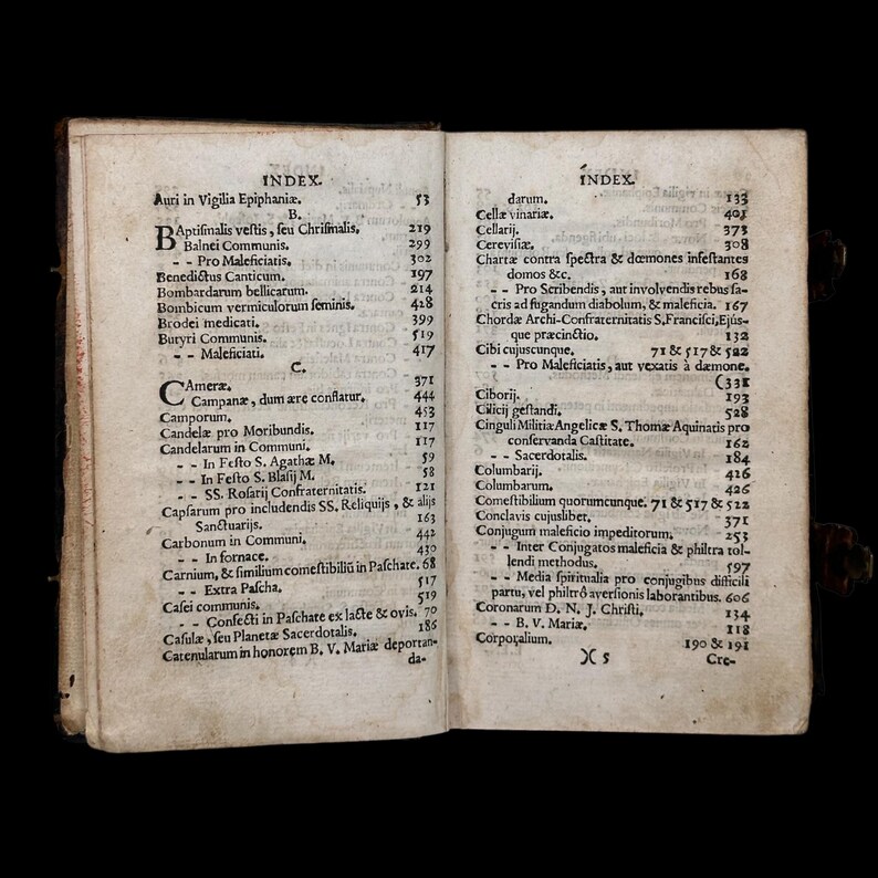1750 - EXORCISM MANUAL Rituale Romanum - Etsy