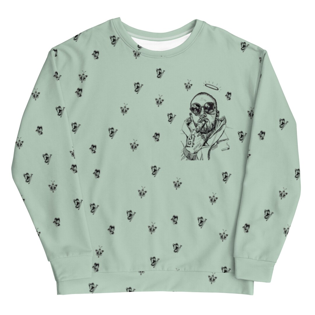 Mac Miller Blunterflies Sweatshirt, All-over Print Sweater, Rap Sweater ...