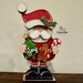 Hand Painted Mini Santa Claus Shelf Sitter, Holiday Mantle Accent ...